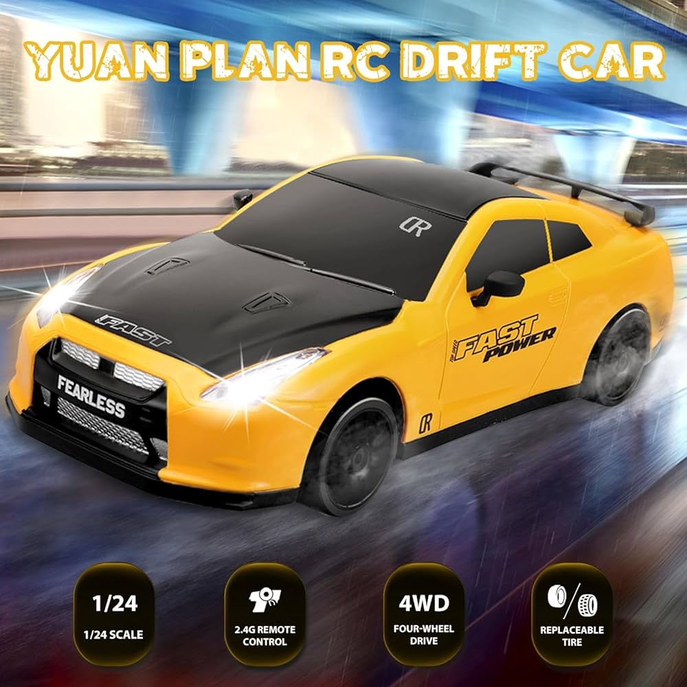 Παιχνίδια :: Remote Control Drift Car 2.4GHz 1:24 Scale 4WD 15KM/H με ...
